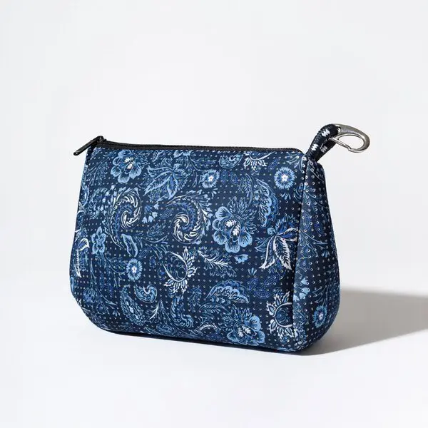 POP UPS BRAND Essential Pouch Paisley Indigo - Blue