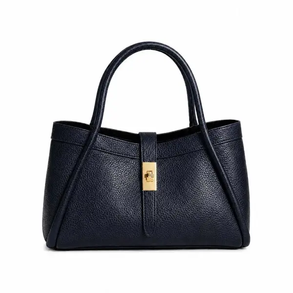 BETSY & FLOSS Adria Leather Handbag -navy - Blue