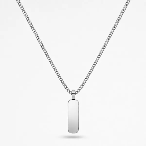 OUTRAGE LONDON Totem Pendant Necklace - Silver
