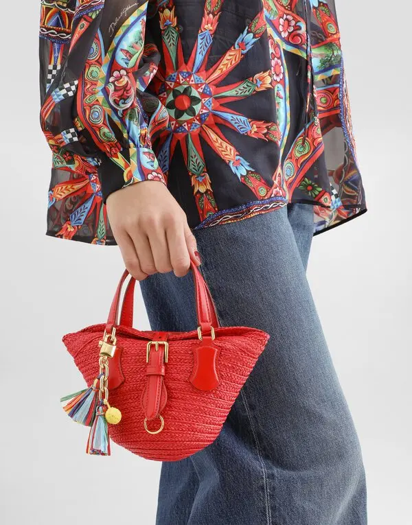Dolce & Gabbana Raffia Coffa Capri