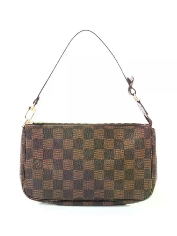 LOUIS VUITTON 2009 Pochette Accessoires Shoulder Bag - Brown