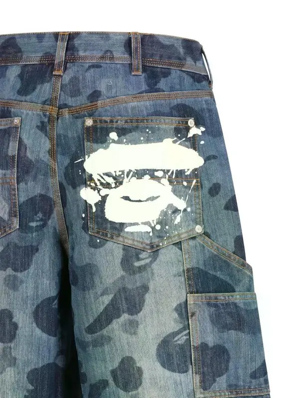 A BATHING APE 1st Camo Double-knee Shorts