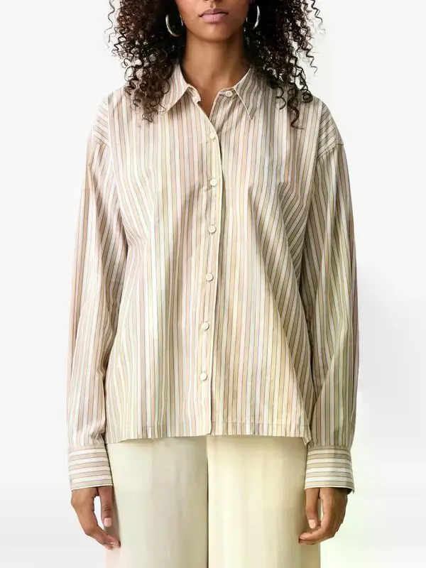 Barbour Fawne Striped Relaxed Shirt