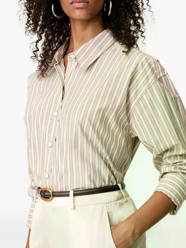 Barbour Fawne Striped Relaxed Shirt