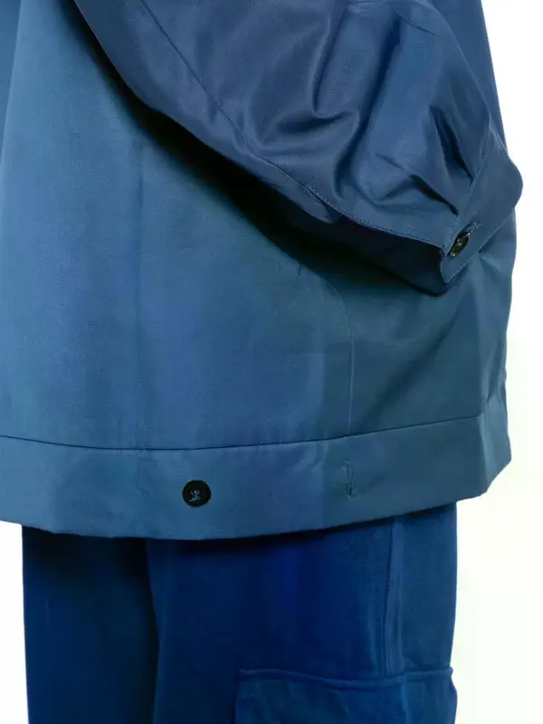 LII Contrast-collar Raglan-sleeve Jacket