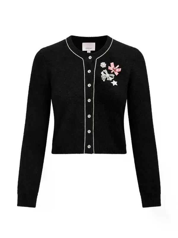 Cinq À Sept Allura Bow-embellished Cardigan