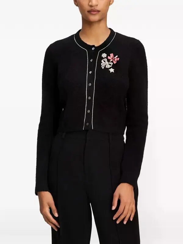 Cinq À Sept Allura Bow-embellished Cardigan