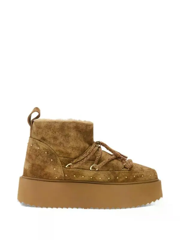 Inuikii Croco Platform Ankle Boots