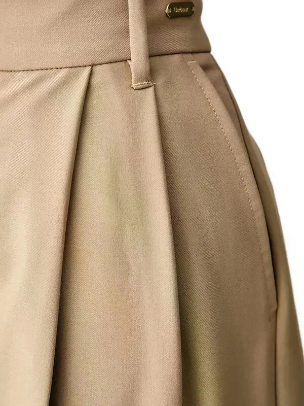 Barbour Fawne Straight-leg Trousers