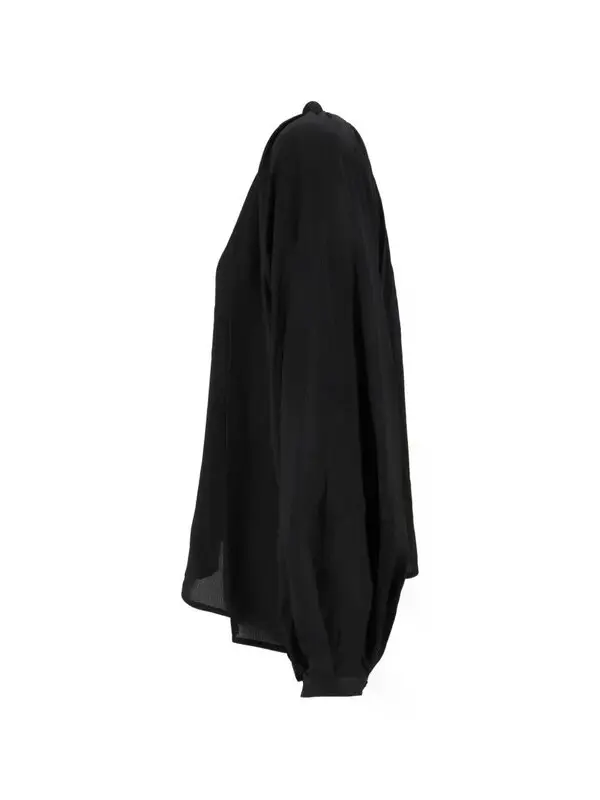 ELEH Tie-neck Gathered Blouse