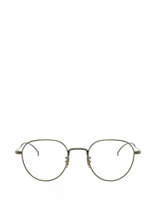 Oliver Spencer Tk-16 Round-frame Glasses - Silver