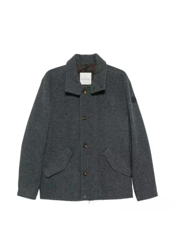 Moncler Panyol Button-up Jacket - Grey