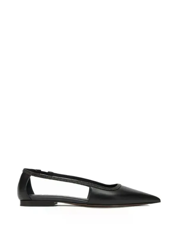 Brunello Cucinelli Pointed-toe Ballet Flats