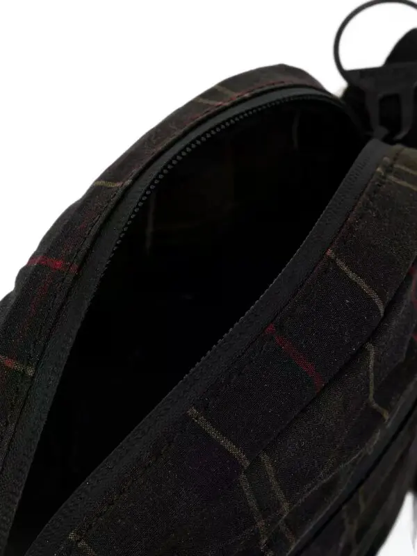Barbour Field Tartan Waxed Crossbody Bag
