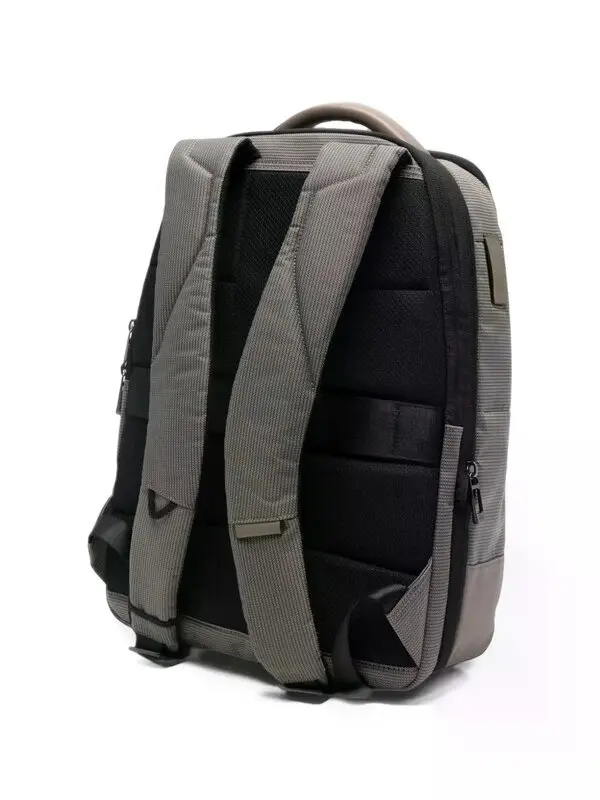 PIQUADRO Panelled Logo-plaque Backpack