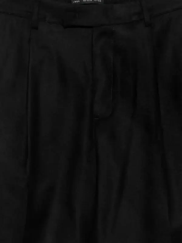 LOW BRAND Pleated Tapered Trousers