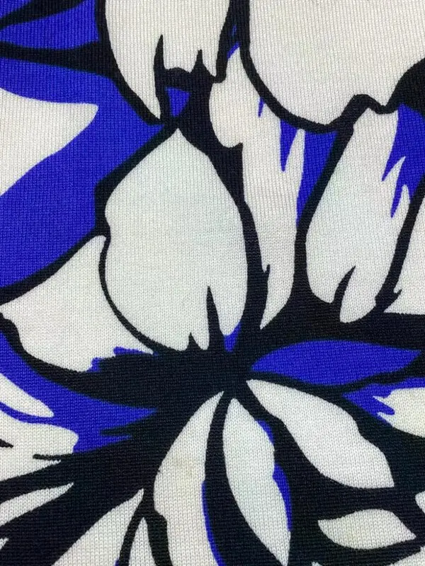 Diane Von Furstenberg Floral-print Wrap Dress - Blue