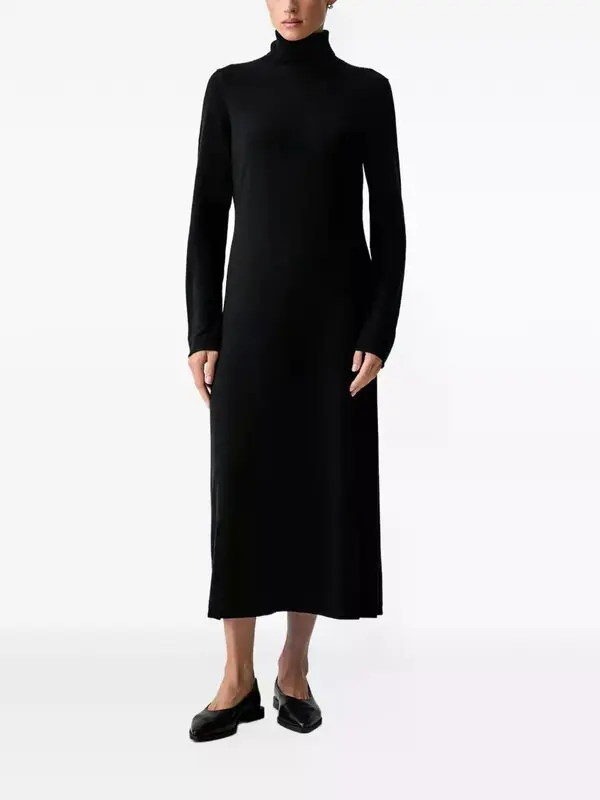 Marc O'polo Roll-neck Knitted Midi Dress