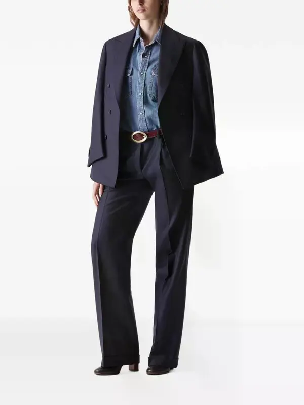 FORTELA Bardot Double-breasted Trouser Suit