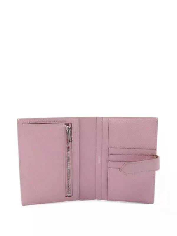 Hermès 2022 Bearn Compact Wallet - Pink