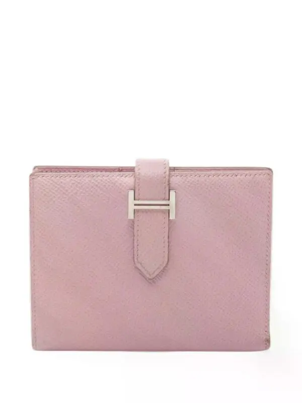 Hermès 2022 Bearn Compact Wallet - Pink