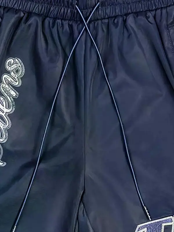 TRIPLE SEVENS Logo-embroidered Button-up Shorts