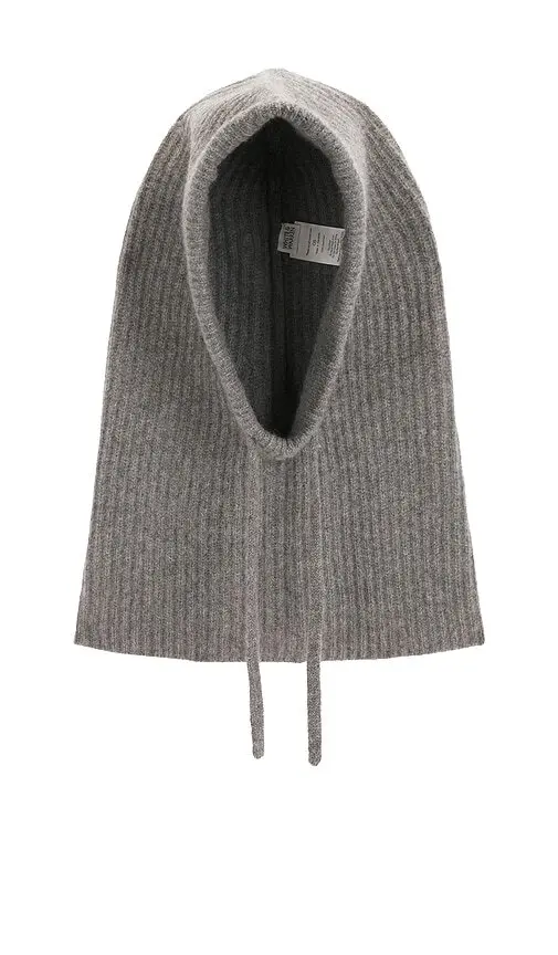 WHITE & WARREN Cashmere Balaclava In Grey - Graphite Heather