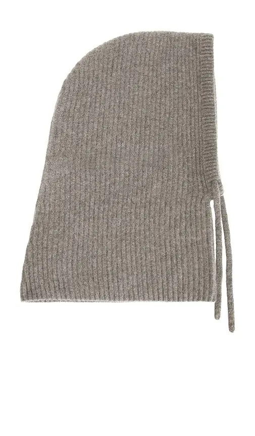 WHITE & WARREN Cashmere Balaclava In Grey