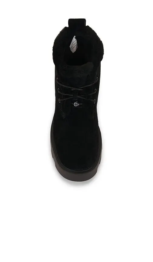 Tory Burch Desert Shearling Boot In Black