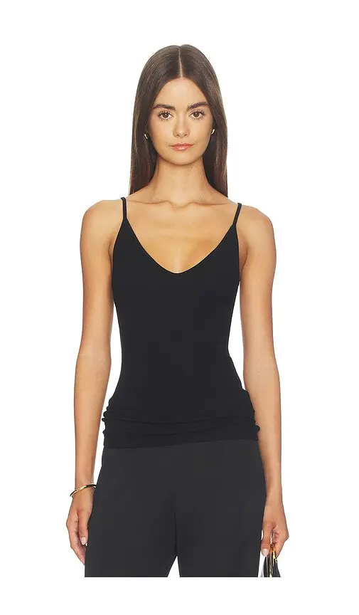 Enza Costa Fluid Silk Rib Cami