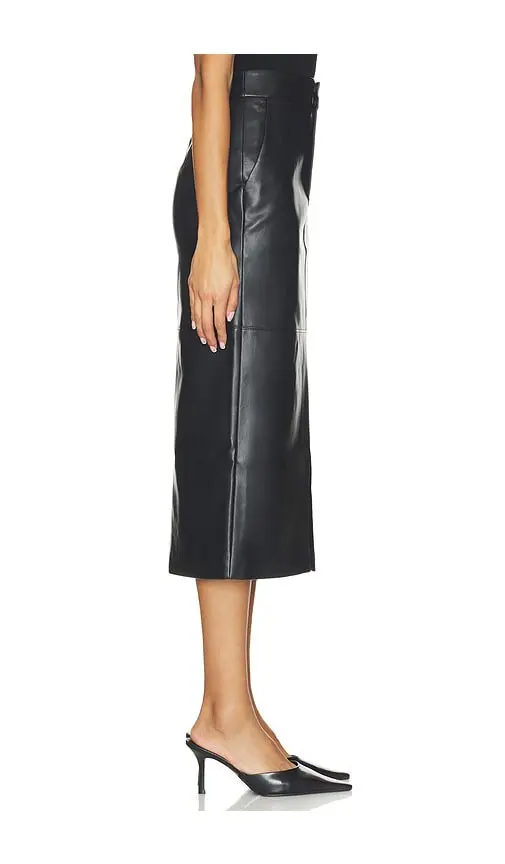 FAVORITE DAUGHTER The Faux Leather Meyer Skirt