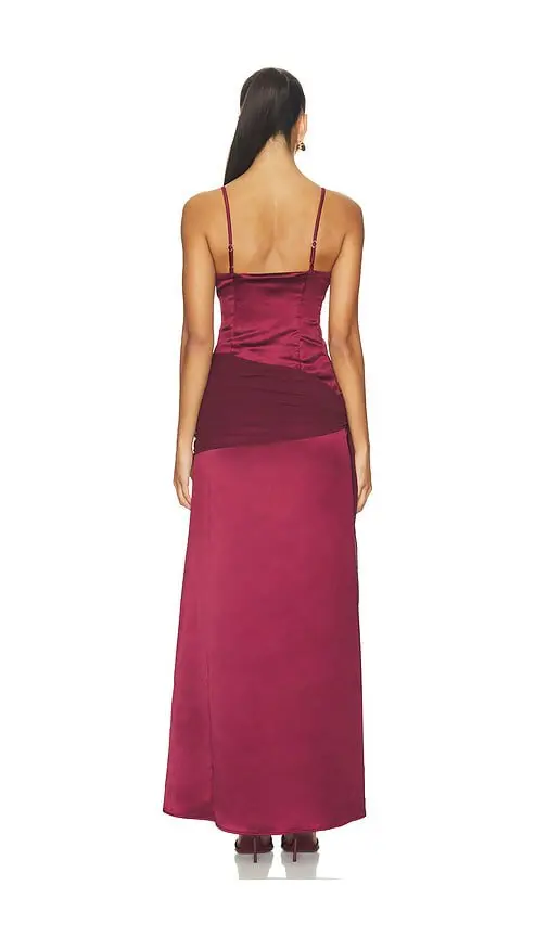 Majorelle Emmie Gown In Burgundy