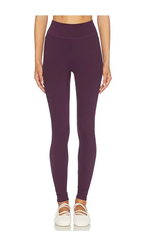 437 The Essentials Legging In Mauve - Plum