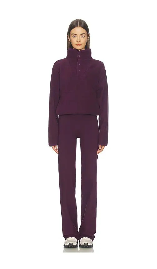 437 The Teddy Pullover In Mauve