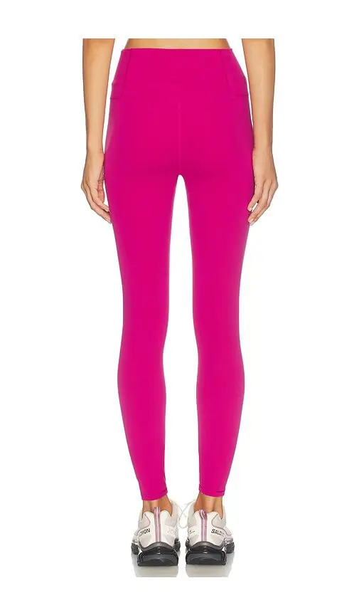 Vuori Allthefeels Slim Flare Legging In Pink