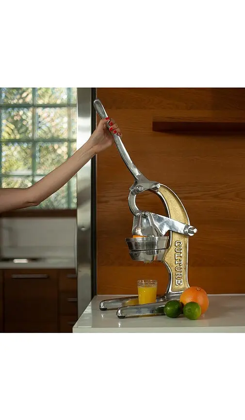 VERVE CULTURE Large Juicer In Metallic Silver