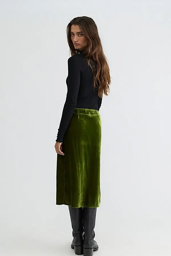 LISA SAYS GAH Luanne Midi Skirt