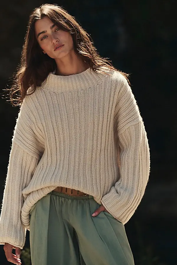 Free People Sandbar Pullover - Jet Stream