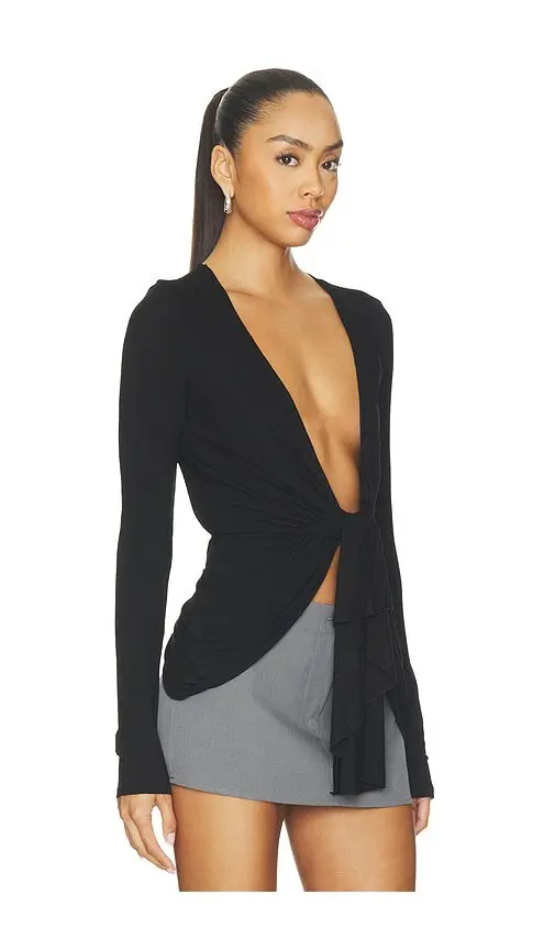 Superdown Makenzie Drape Top