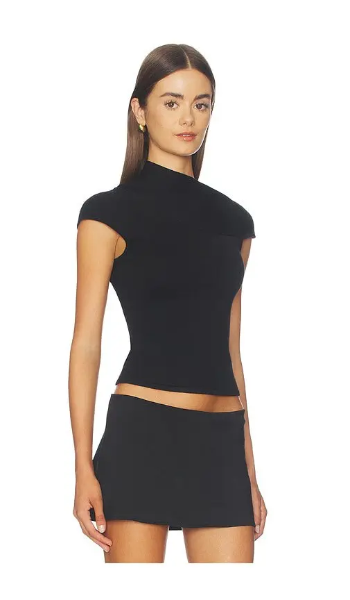 LOVERS AND FRIENDS Kaeli Asymmetric-neck Sweater