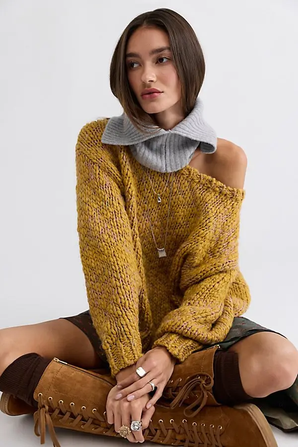 Free People Cashmere Snood - Ash