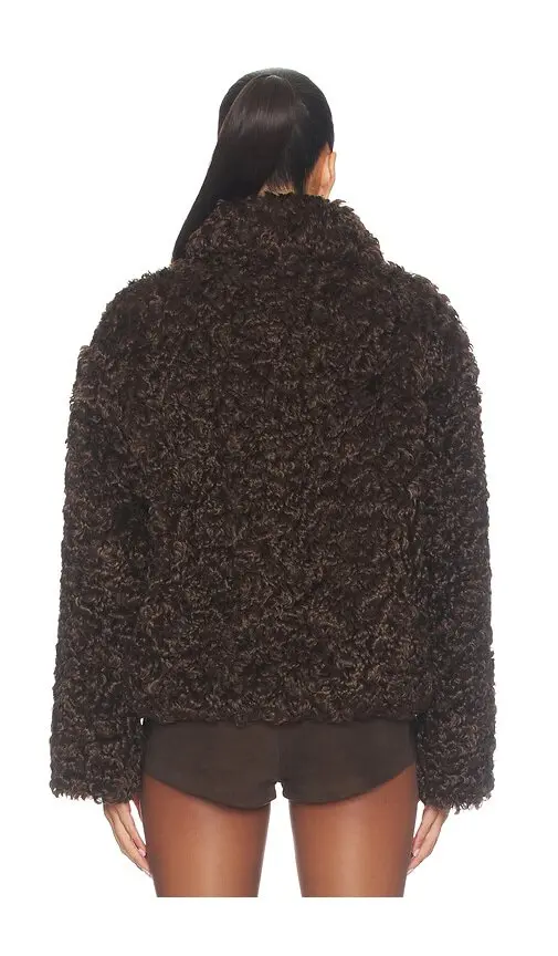 Closed Faux Fur Jacket In Brown