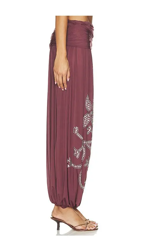 SIEDRES Tate Draped Jersey Pant
