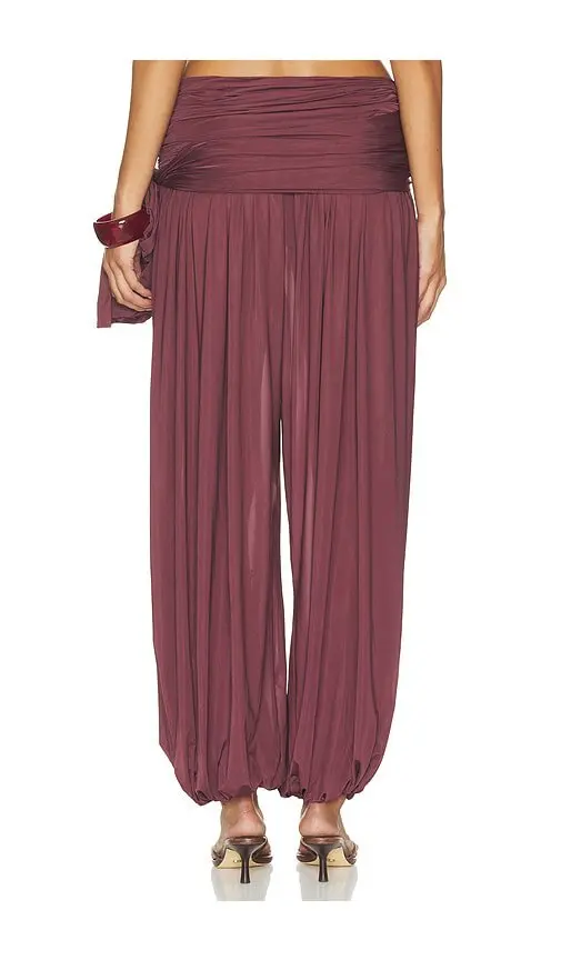 SIEDRES Tate Draped Jersey Pant