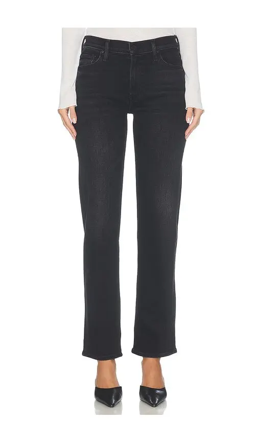 MOTHER The Newbie Skimp Jeans In Black