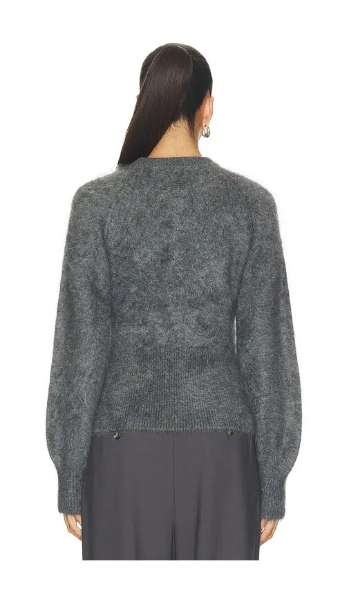 Guest In Residence Grizzly Sculpted Cardigan In Grey