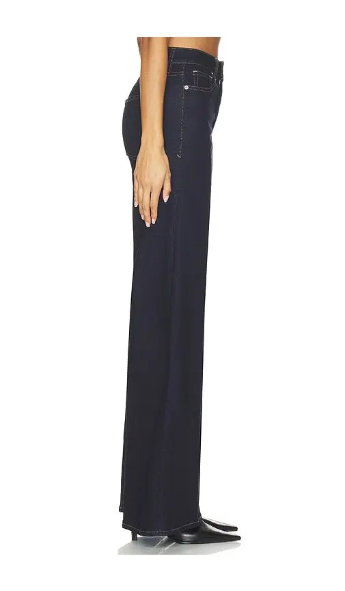 Good American Good Waist Palazzo Jeans In Blue