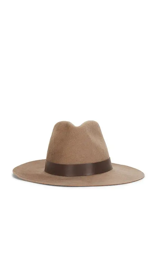 Janessa Leoné Kiko Fedora In Taupe - Clay