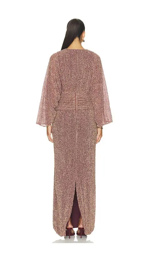 PatBO Groovy Knit Sleeve Dress
