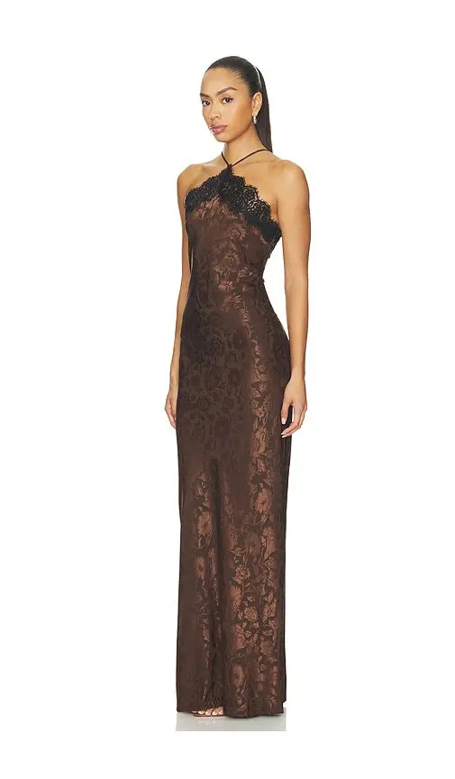 Veronica Beard Rue Dress In Chocolate